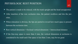 Vertical Jaw Relation | PPTX
