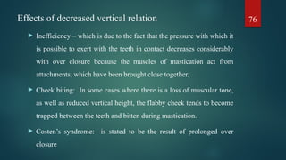 Vertical Jaw Relation | PPTX