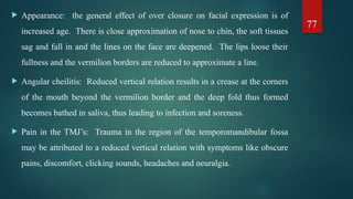 Vertical Jaw Relation | PPTX