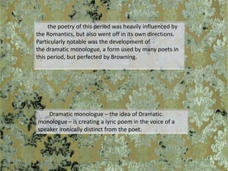 6. Victorian Era | PPT