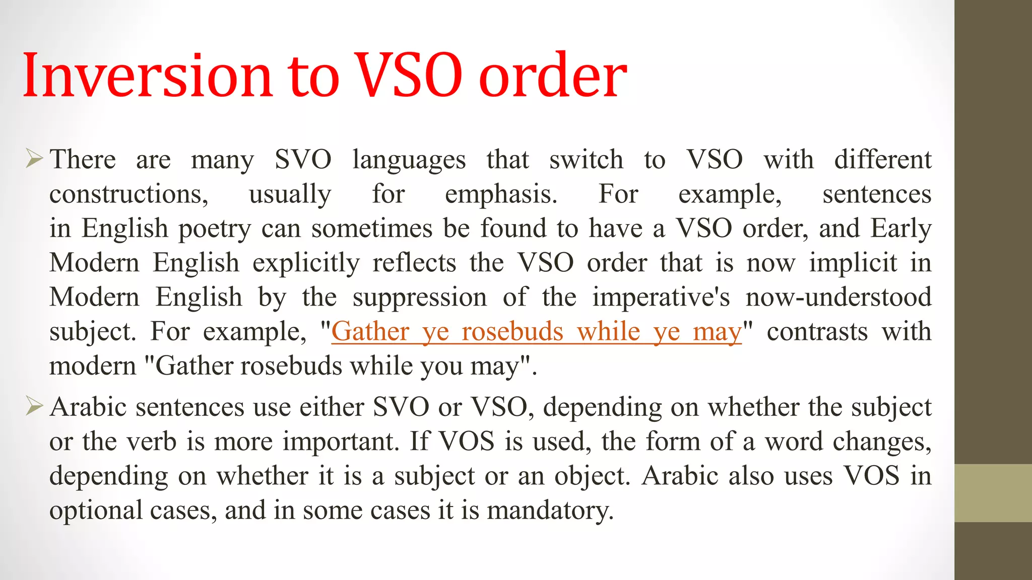 VSO structure | PPT