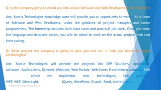 6 Week Summer Internship in Delhi NCR for B.Tech, MCA, Bsc IT, etc ...