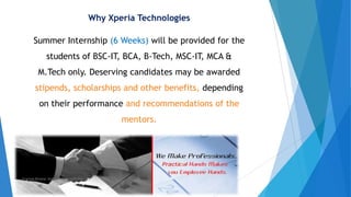 6 Week Summer Internship in Delhi NCR for B.Tech, MCA, Bsc IT, etc ...