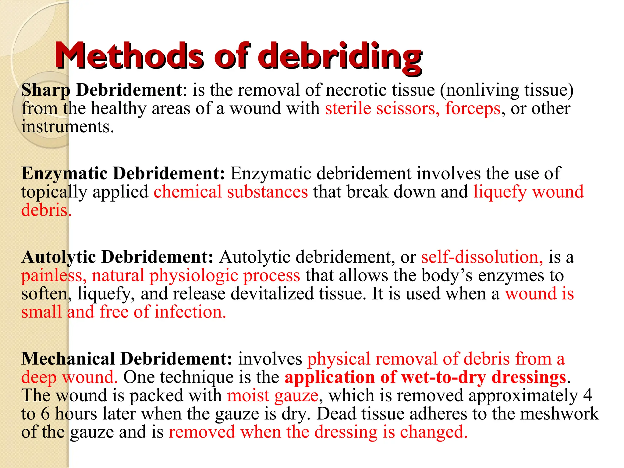 Wound Care and types and management that in health care system | PPT