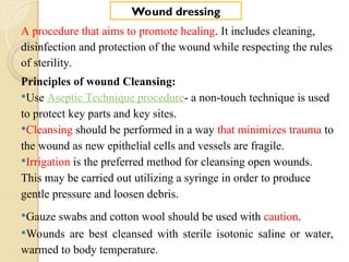 Wound Care and types and management that in health care system | PPT