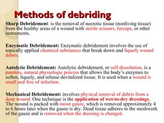 Wound Care and types and management that in health care system | PPT