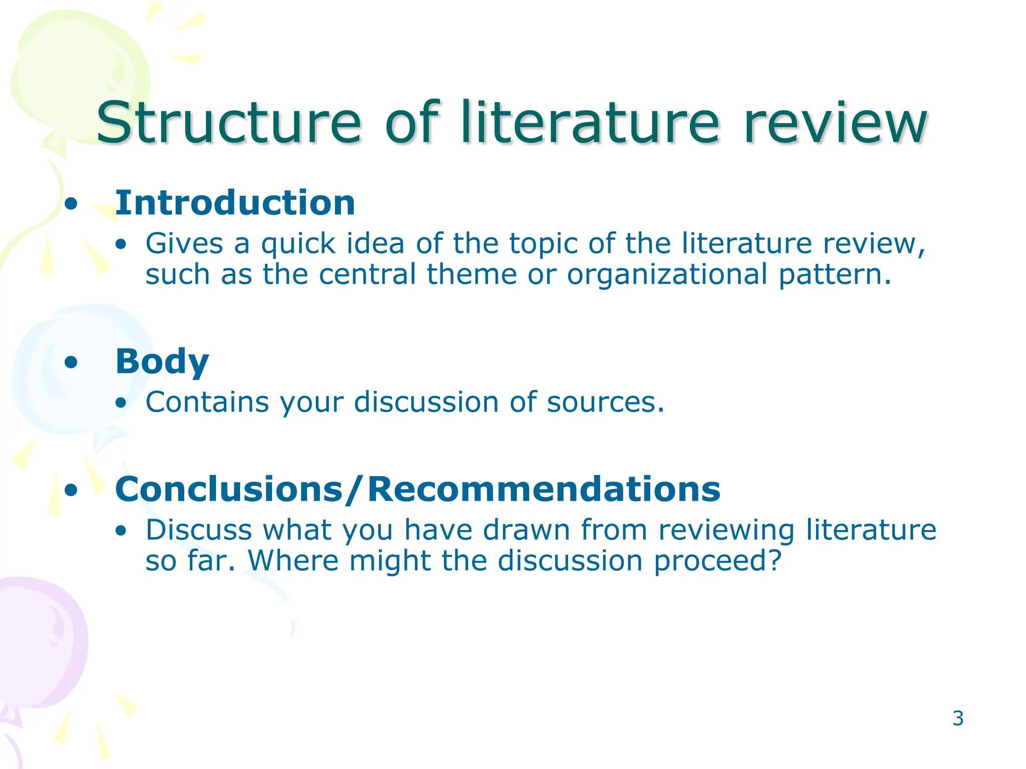6-Writing and presenting literature review.ppt