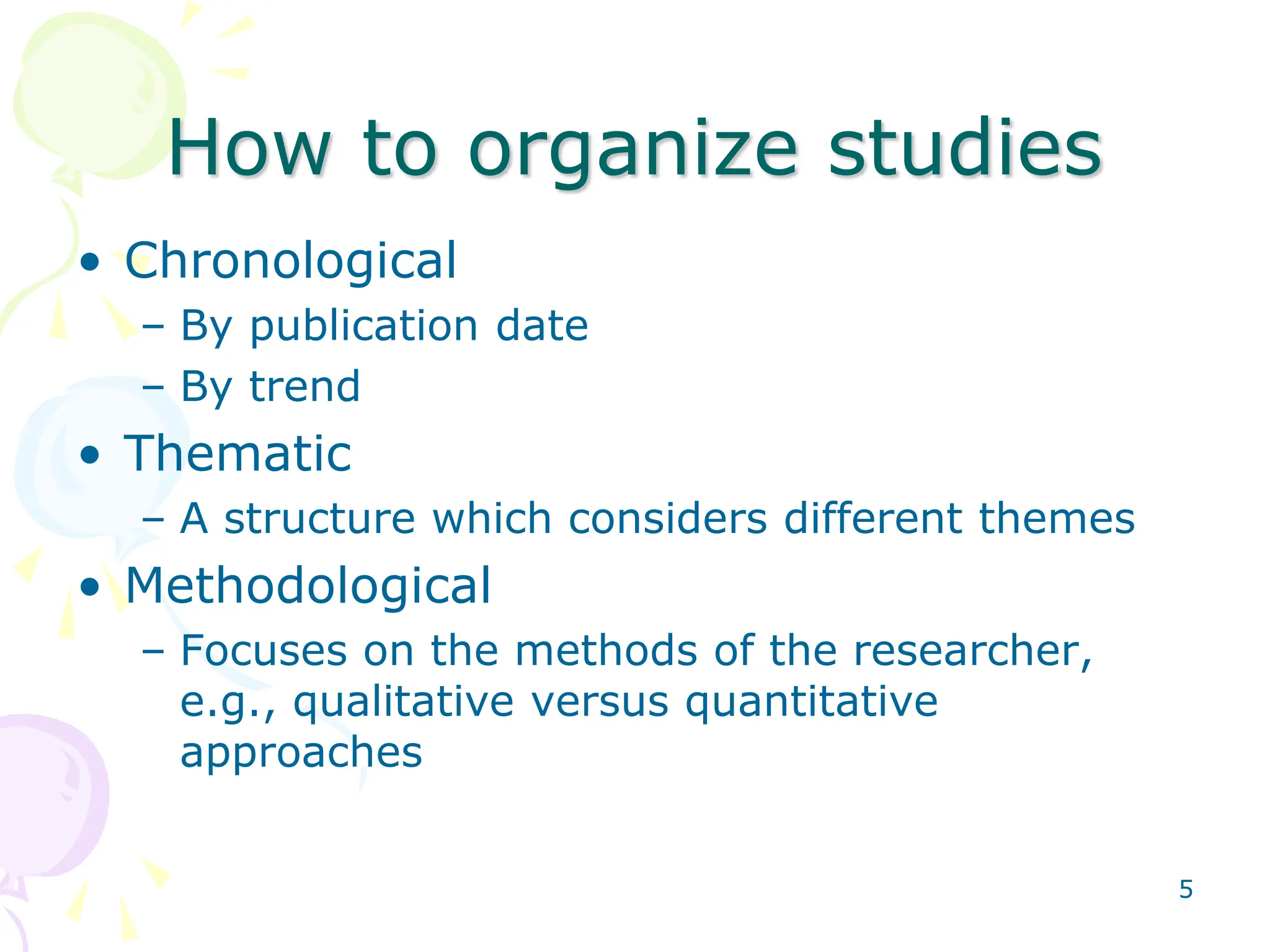 6-Writing and presenting literature review.ppt