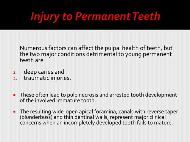 young permanent tooth | PPTX | Dental Health | Diseases and Conditions