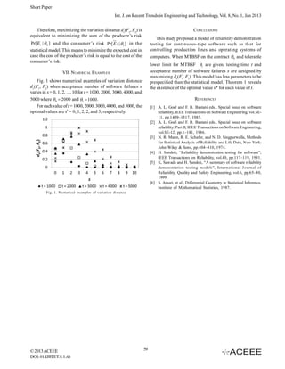 Reliability Demonstration Testing for Continuous-Type Software Products ...