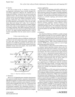 Wireless Multimedia Sensor Network: A Survey on Multimedia Sensors | PDF | Internet of Things ...