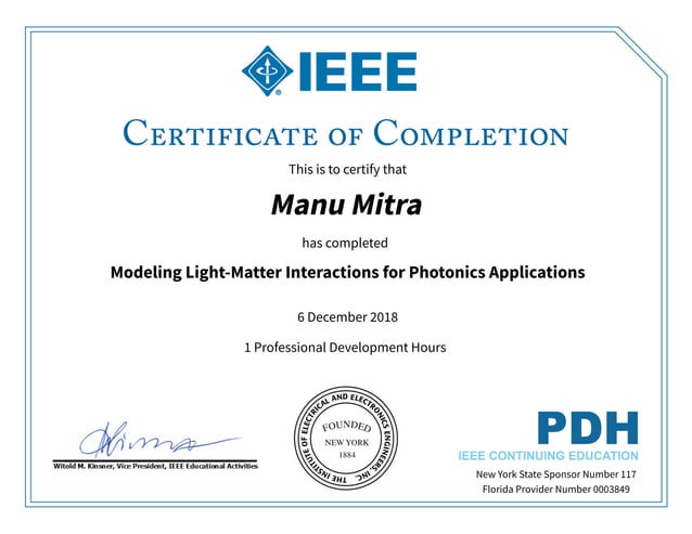 60. ieee pdh (modeling light matter) | PDF