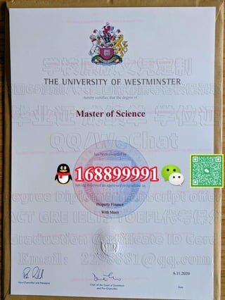 University of Westminster degree offer diploma Transcrip | PDF