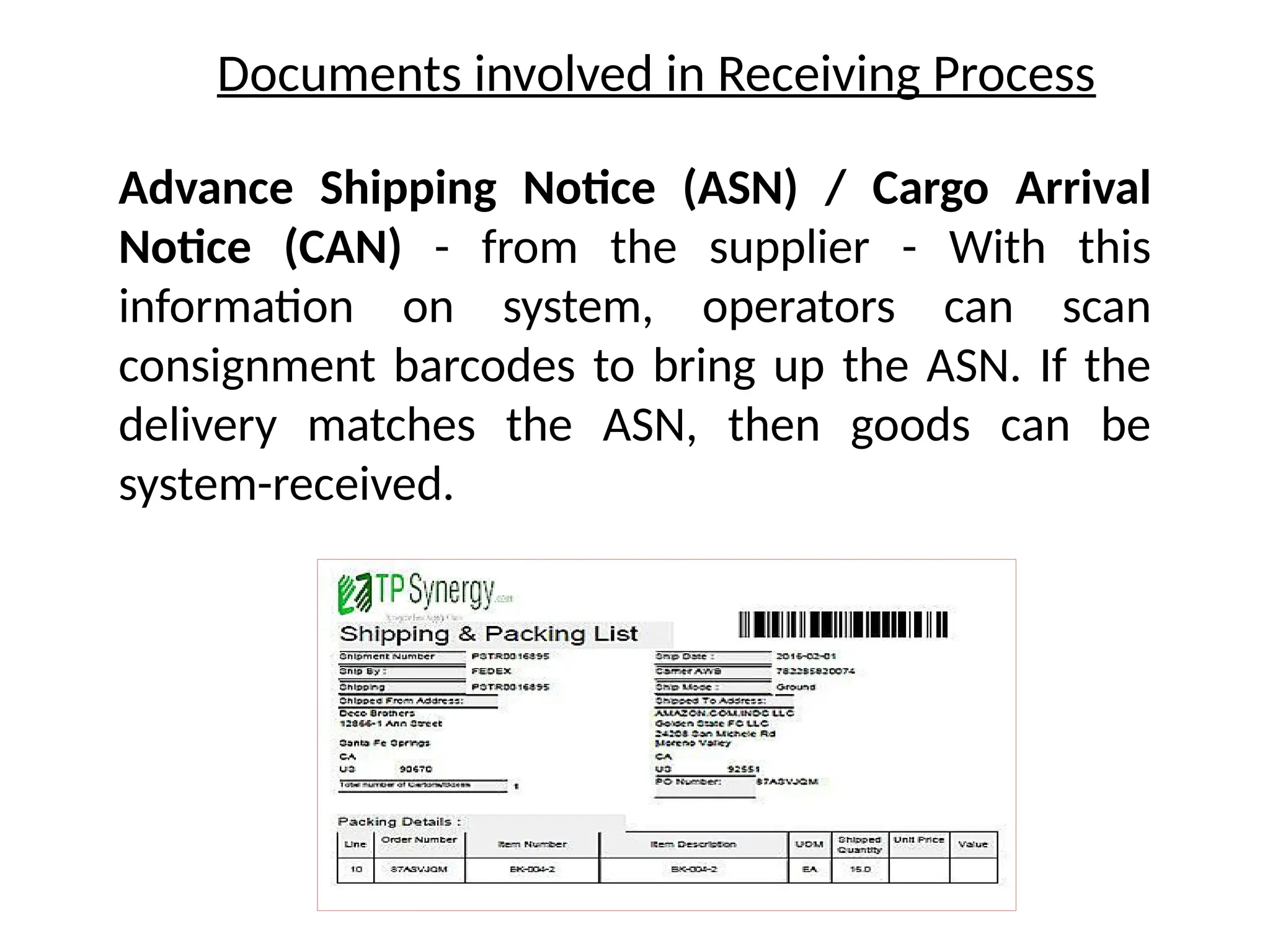 SUPPLY CHAIN PROBLEMS IN RECEIVING GOODS.pptx