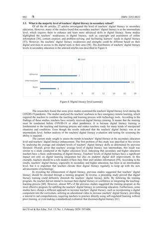 Teachers’ digital literacy overview in secondary school | PDF