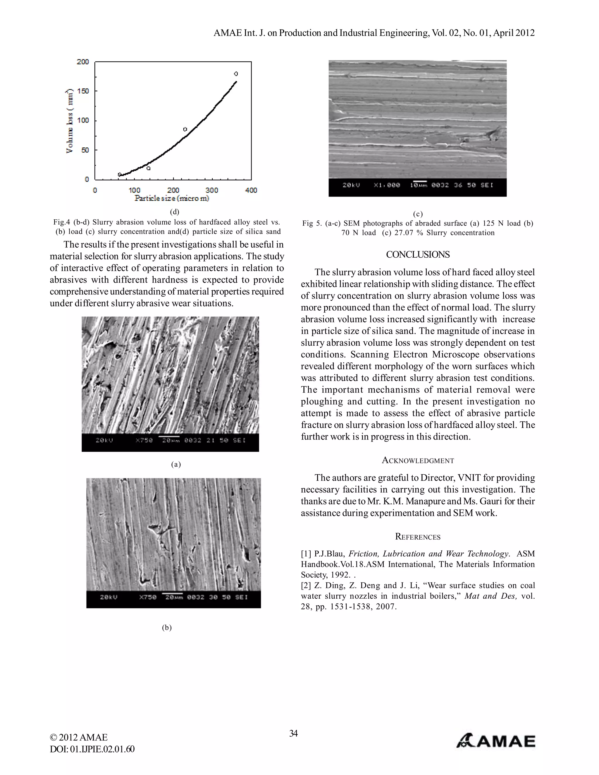 Investigations on Wear by Slurry Abrasion of Hardfaced Low Alloy Steel | PDF