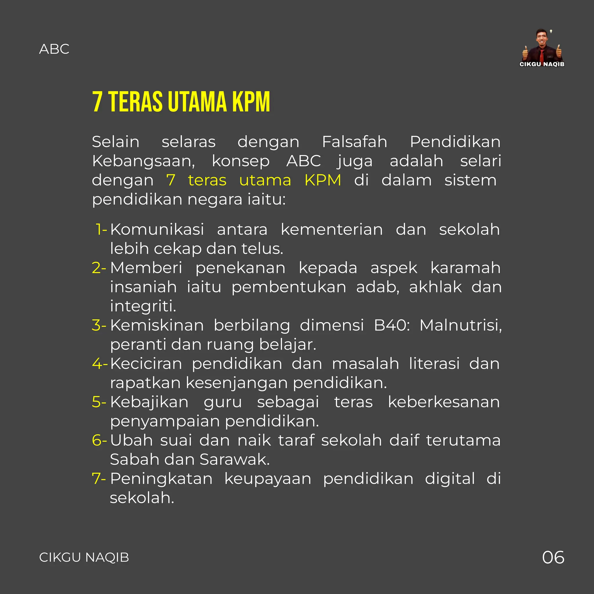 ABC (Anak yang Baik lagi Cerdik) | PDF