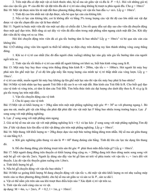 60 bai-tap-vat-ly-10-tu-luan-kem-dap-an | PDF