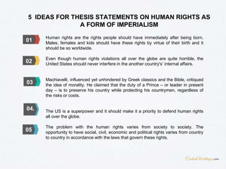 COMPLETE GUIDE ON WRITING A CONTROVERSIAL ESSAY ON HUMAN RIGHTS AS A ...
