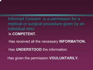 Informed consent Conference Presentation | PPT