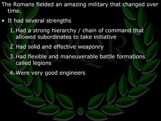 6.0 - The Roman Military | PPT