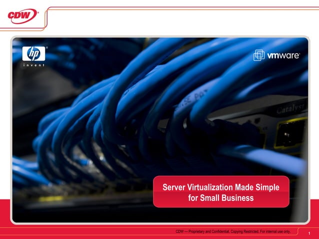 Server Virtualization | PPT | Computing | Technology & Computing