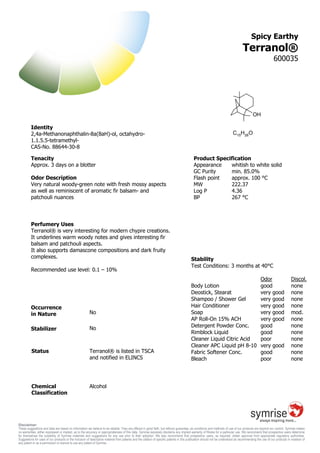 600035 Terranol® | PDF