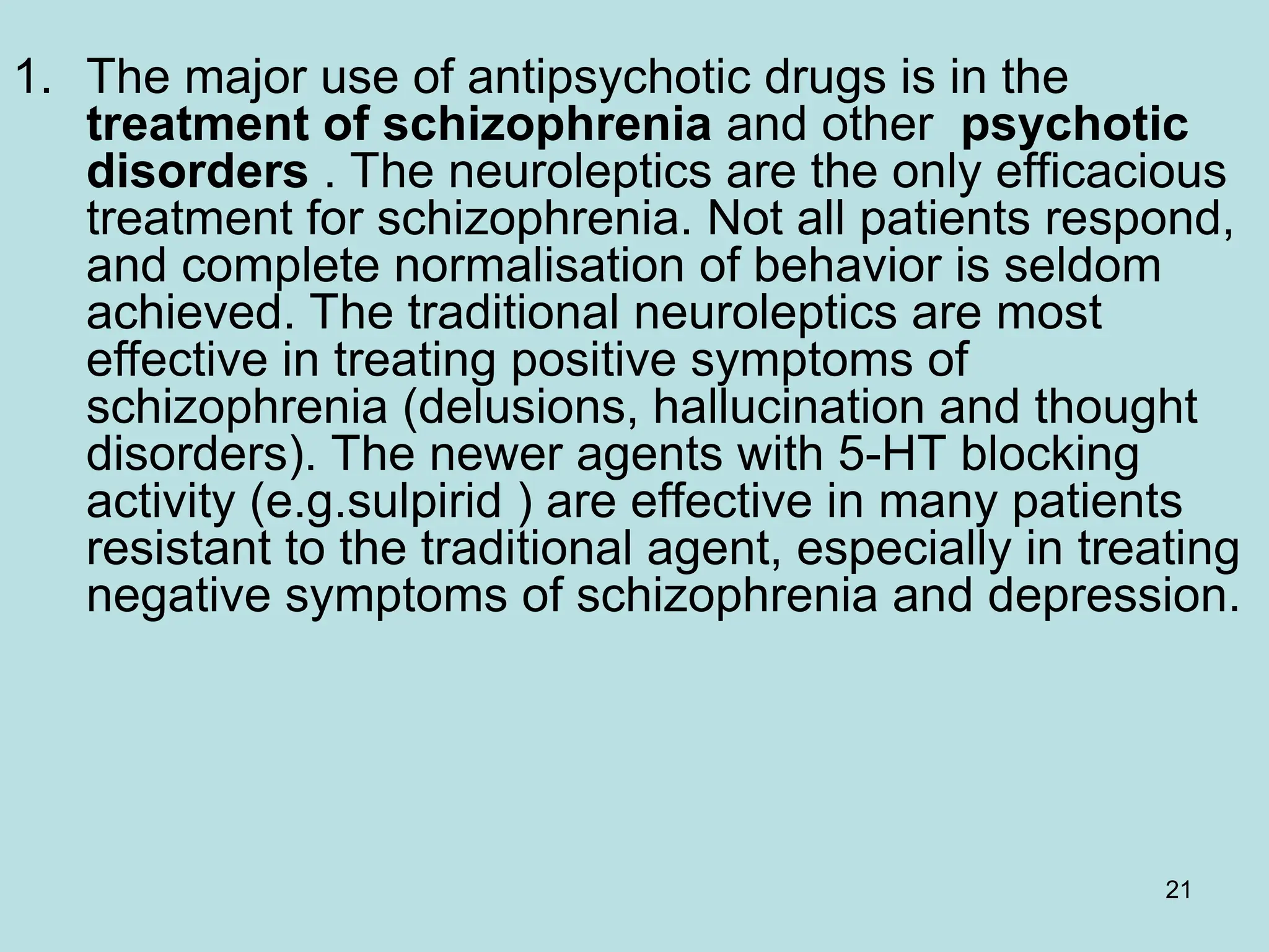 Anti psychotic drugs classification ppt l | PPT