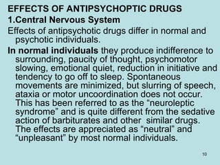 Anti psychotic drugs classification ppt l | PPT