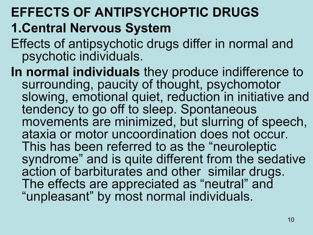 Anti psychotic drugs classification ppt l | PPT
