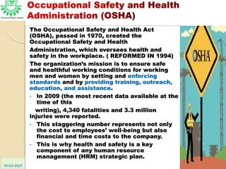 WORKPLACE SAFETY AND HEALTH HAZARDS | PPTX