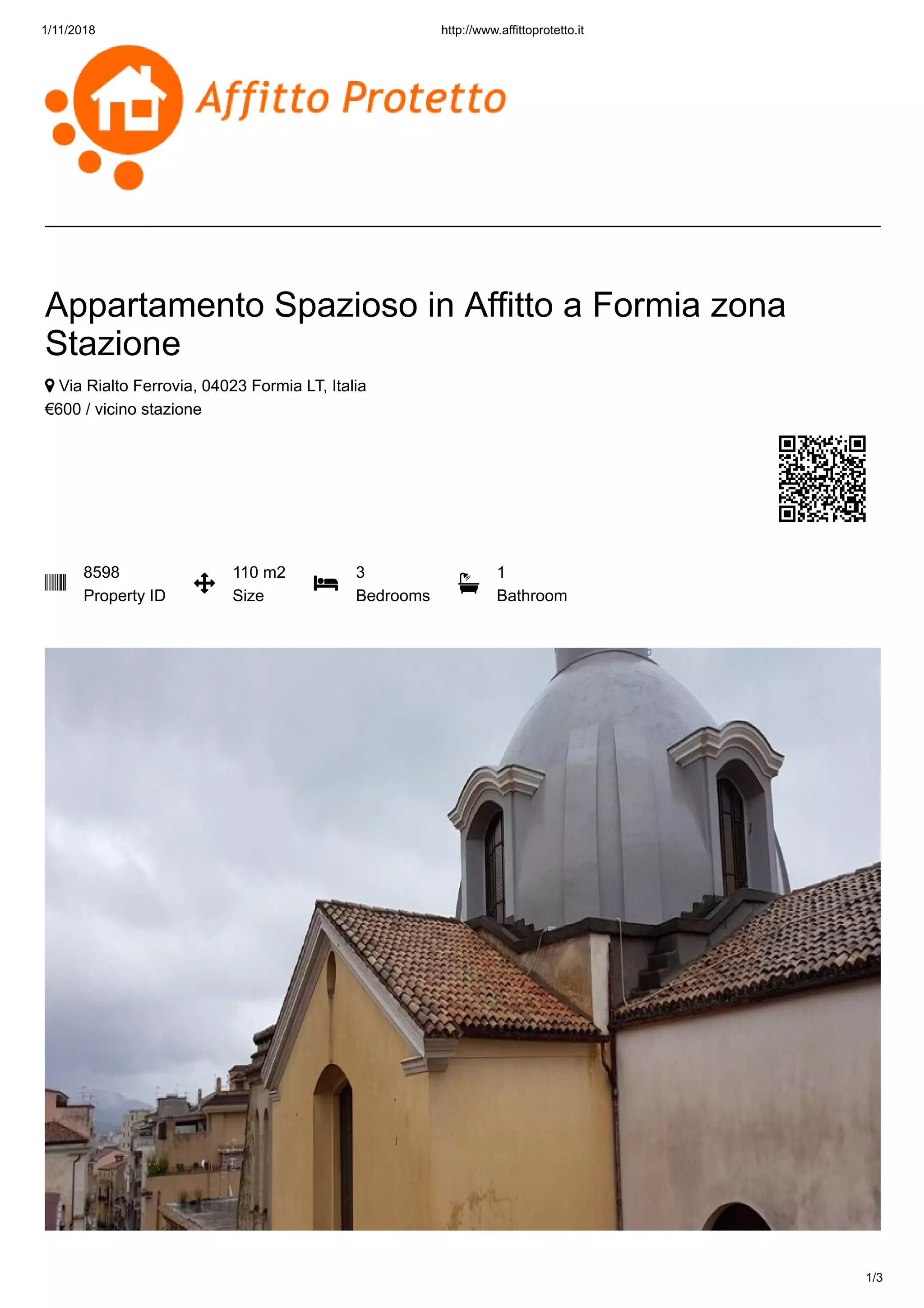 600 casa con cantinola formia centro affitto | PDF