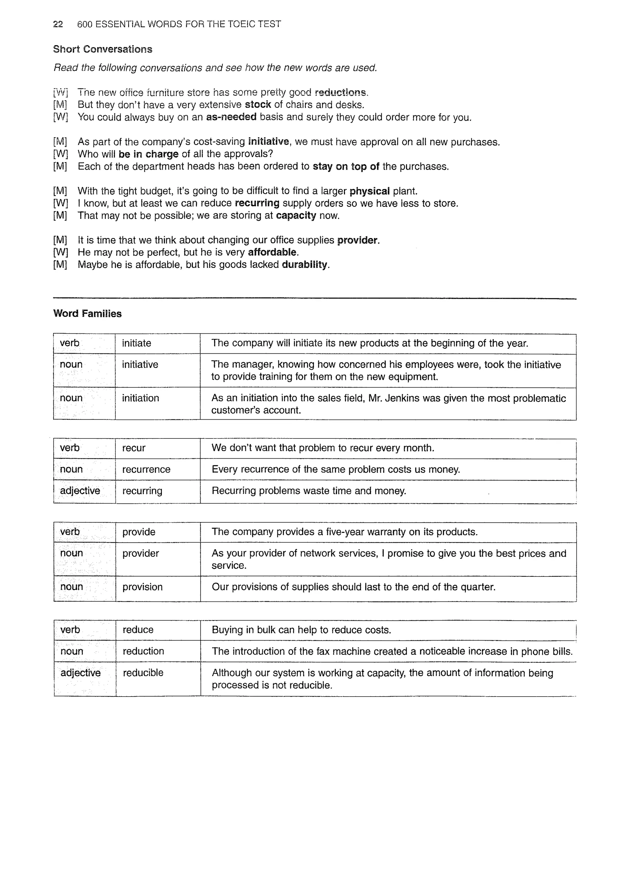 600 essential words for the toeic test | PDF