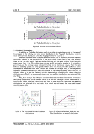 An Experimental Study of Weibull and Rayleigh Distribution Functions of Wind Speeds in Kosovo | PDF
