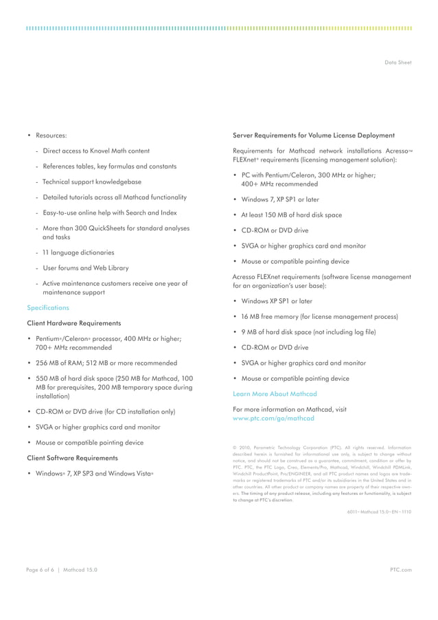 Mathcad 15 overview | PDF