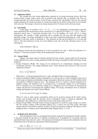 Energy harvesting earliest deadline first scheduling algorithm for ...