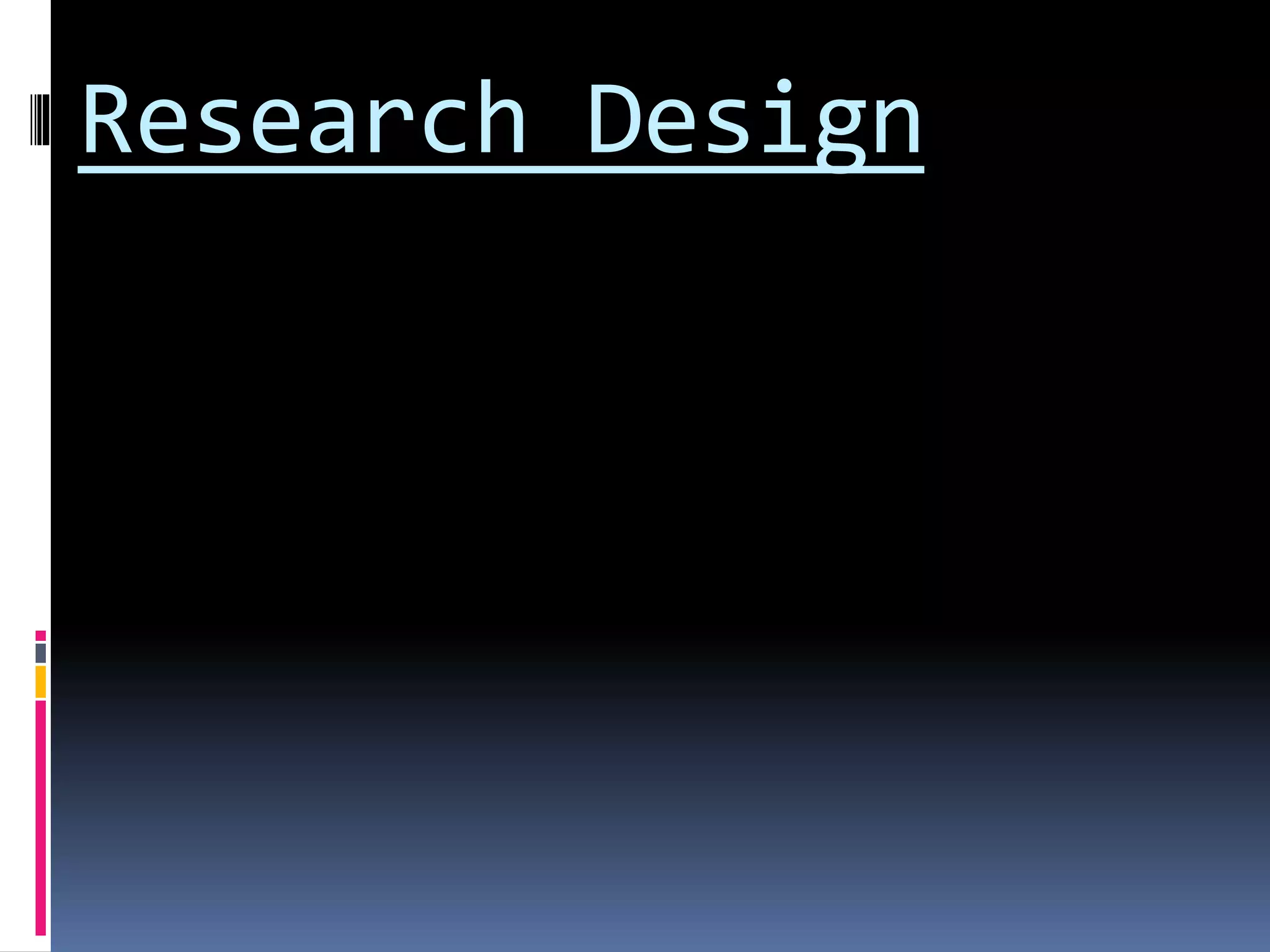 Research Design PPT | PPTX