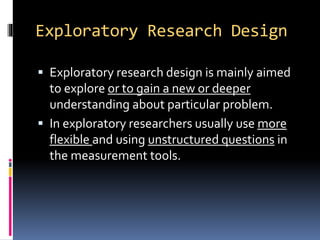 Research Design PPT | PPTX