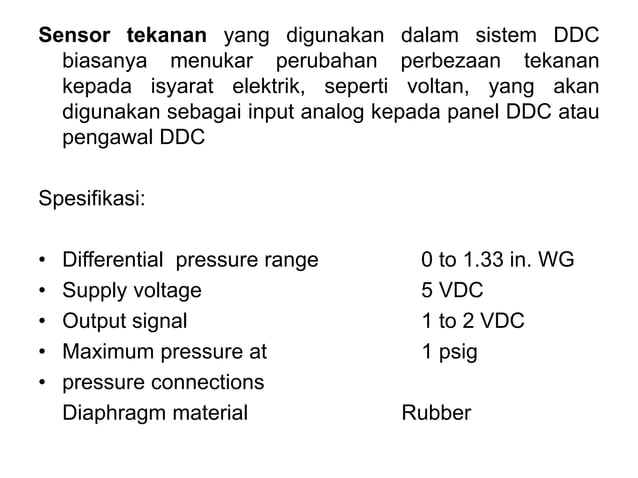 NOTA AIR CONDITIONING MECHANICAL VENTILATION DIRECT DIGITAL CONTROL ...