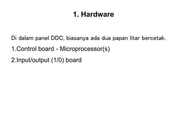 NOTA AIR CONDITIONING MECHANICAL VENTILATION DIRECT DIGITAL CONTROL (DDC) | PPT