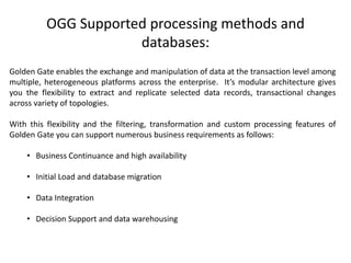 60141457-Oracle-Golden-Gate-Presentation.ppt | Databases | Computer ...
