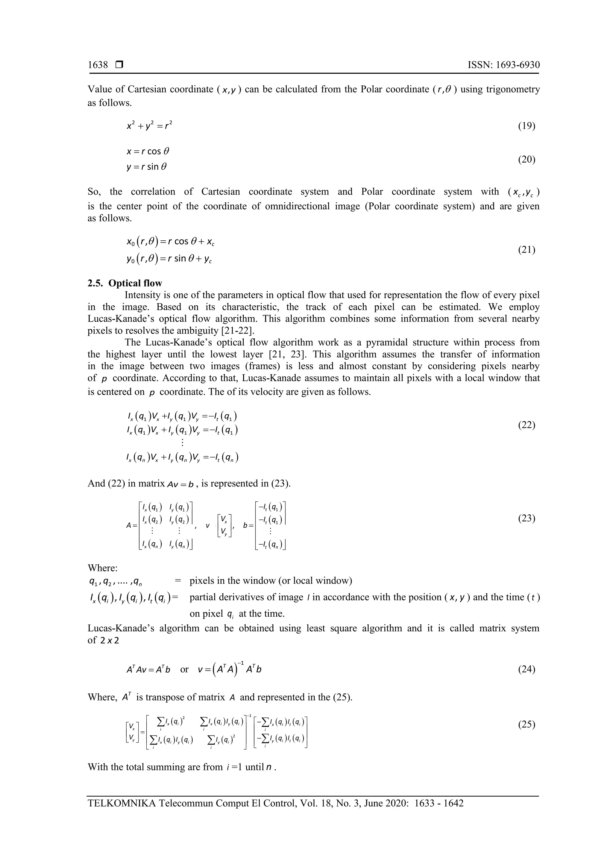 The flow of baseline estimation using a single omnidirectional camera | PDF