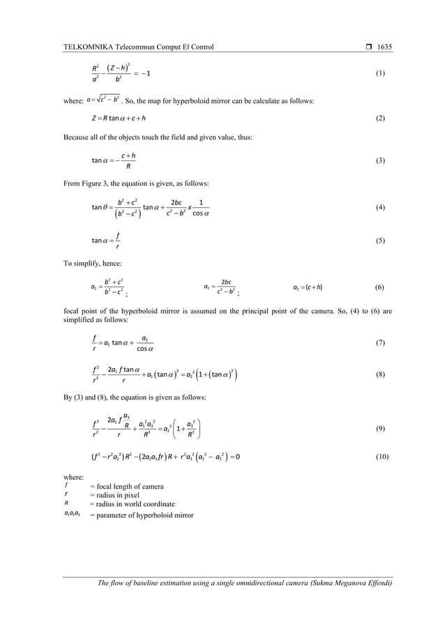 The Flow Of Baseline Estimation Using A Single Omnidirectional Camera Pdf