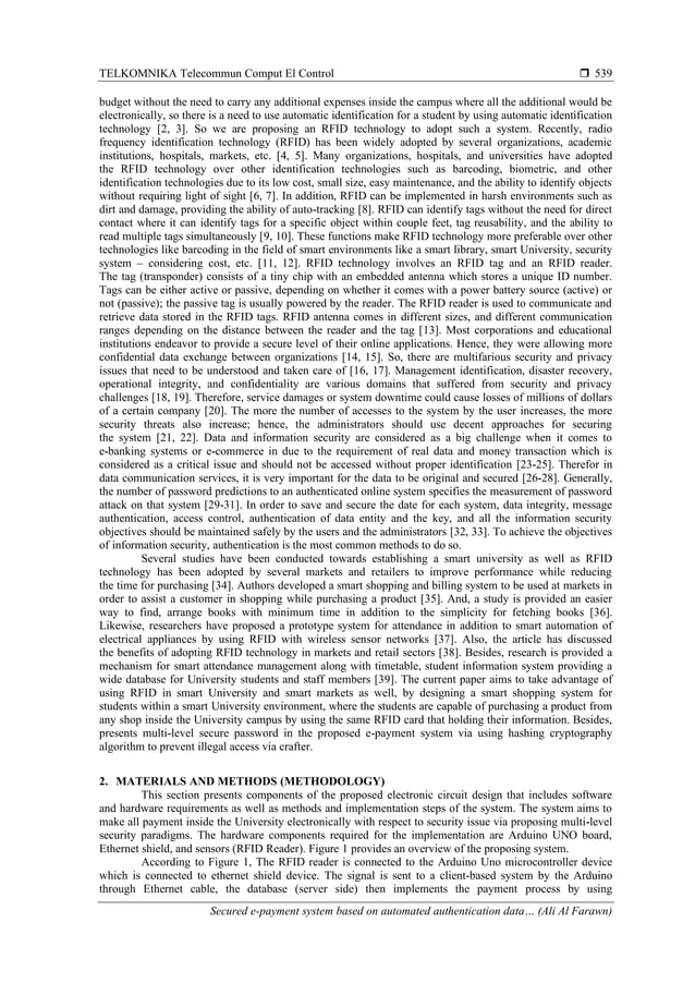 Secured E Payment System Based On Automated Authentication Data And Iterated Salted Hash