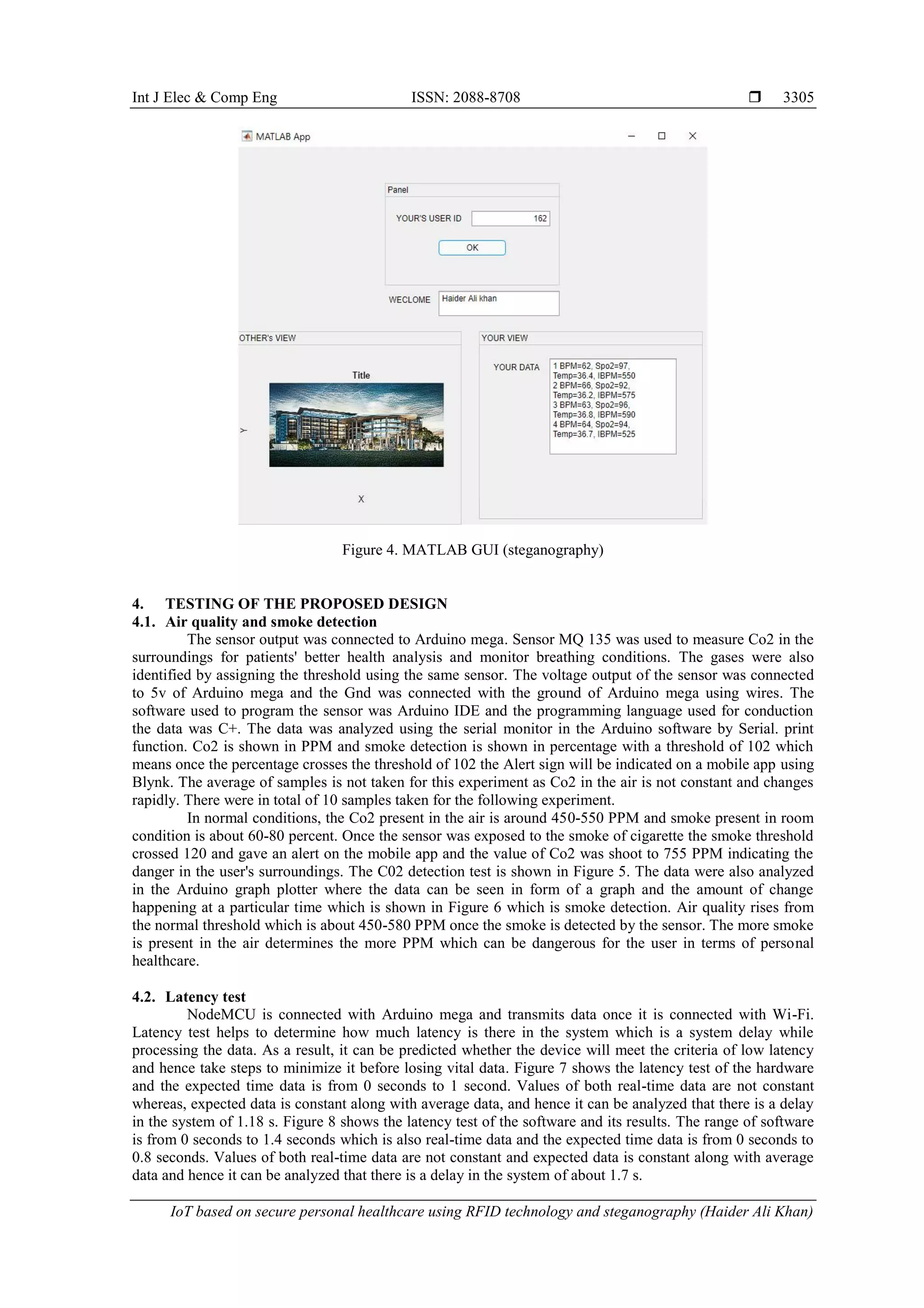 IoT based on secure personal healthcare using RFID technology and steganography | PDF