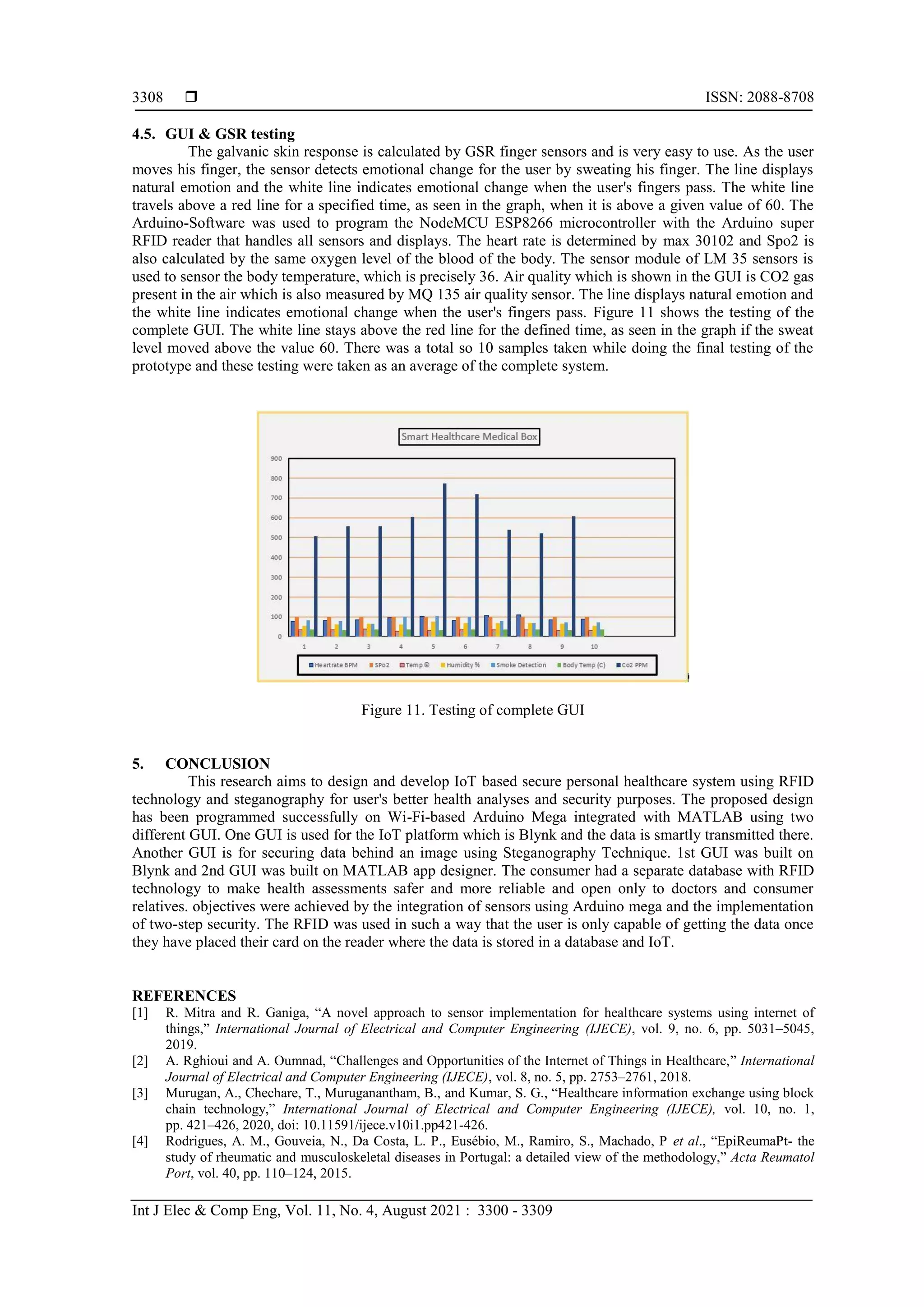 IoT based on secure personal healthcare using RFID technology and steganography | PDF