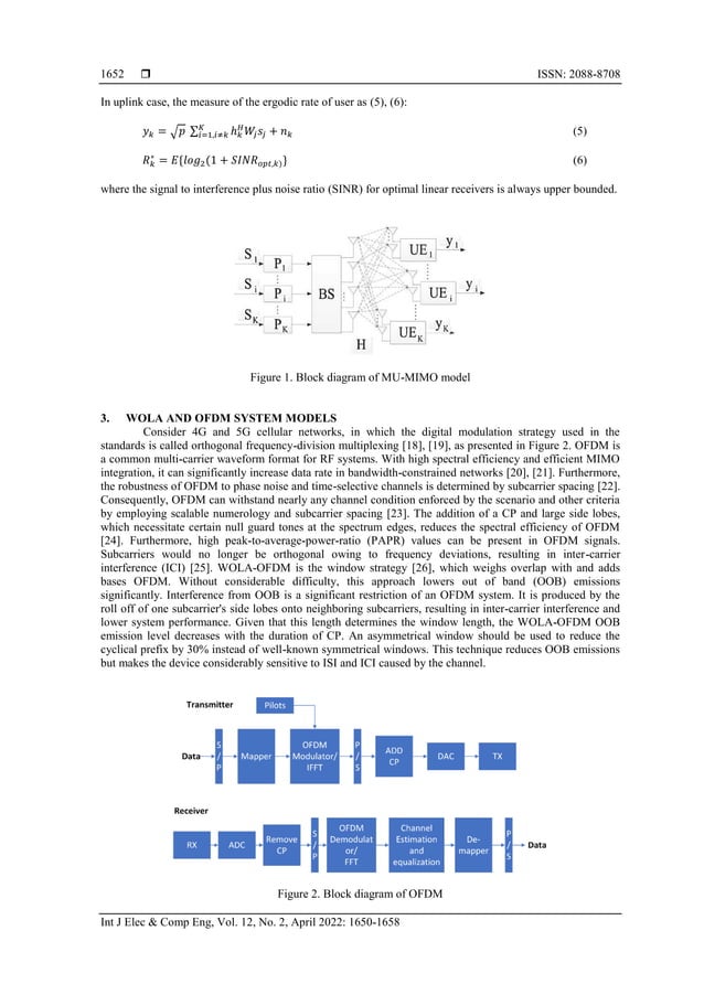Performance enhancement of maximum ratio transmission in 5G system with multi-user multiple ...