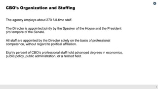 Introduction to the Role of the Congressional Budget Office | PDF