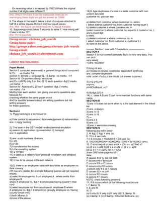 famous placement papers | PDF