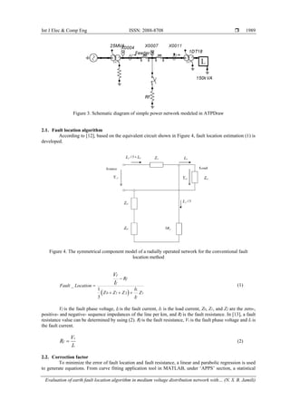 Evaluation of earth fault location algorithm in medium voltage ...